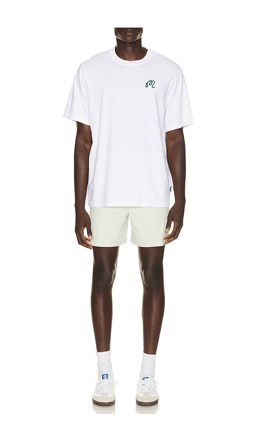 MALBON malbon bermuda playa tee in white.